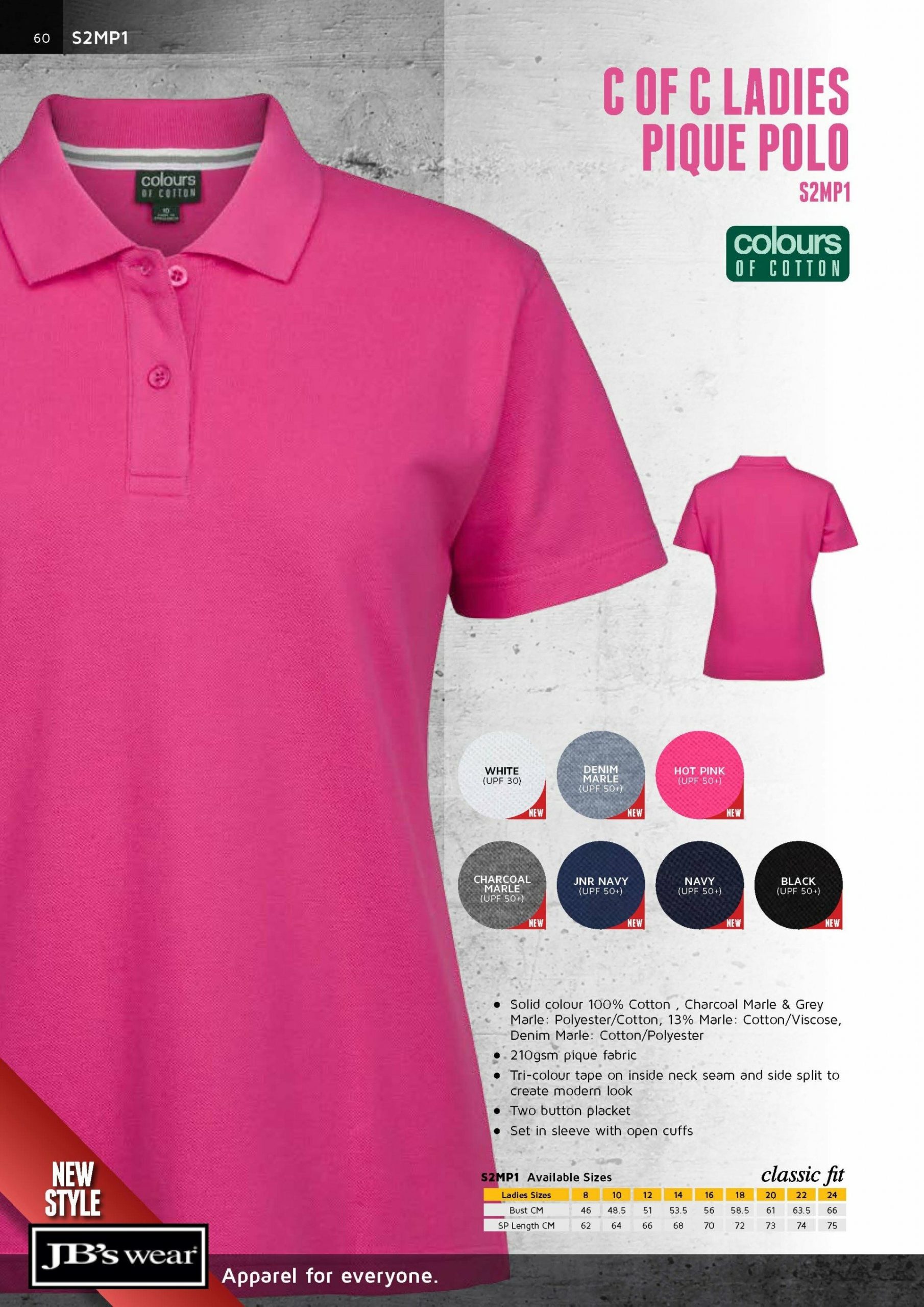 C OF C LADIES PIQUE POLO - Ballarat Embroidery Team & Workwear